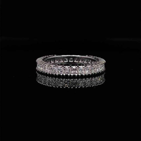 1.91ct Princess Cut Diamond Eternity Ring – Michael Rose